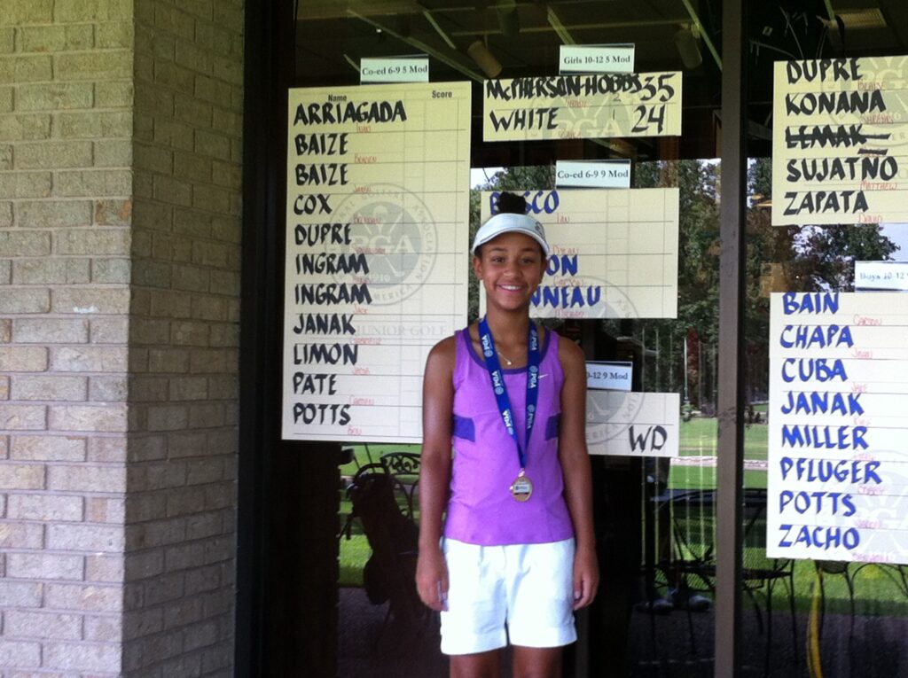 First Tee alumna is paving the way for women's golf